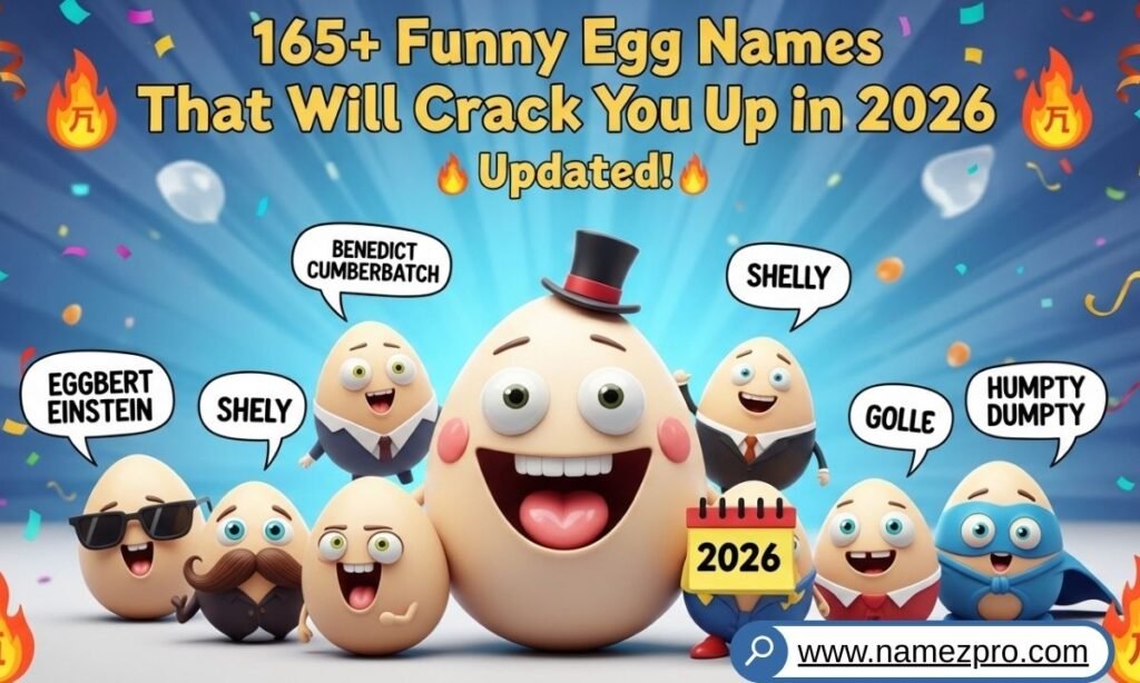 Funny Egg Names 65+ Hilarious Ideas That Will Crack You Up 🥚