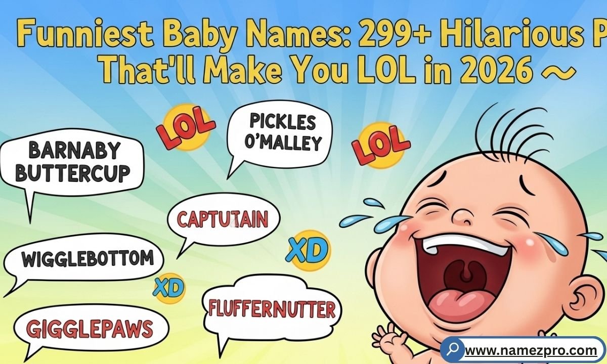 Funniest Baby Names: 299+ Picks That'll Make You LOL in 2026